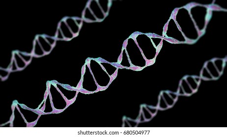 This Scene Viewed Under Microscope Molecules Stock Illustration ...