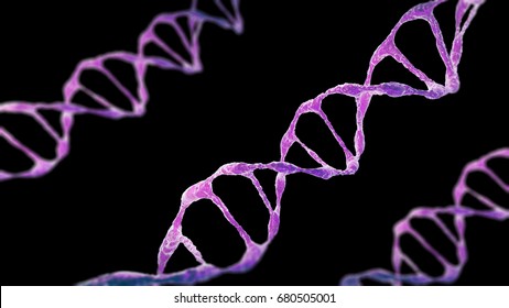 This Scene Viewed Under Microscope Molecules Stock Illustration ...