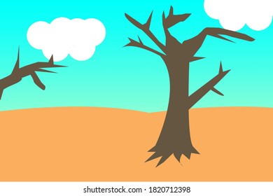 Kid Hands Hug Tree Eco Friendly Stock Vector (Royalty Free) 455368744