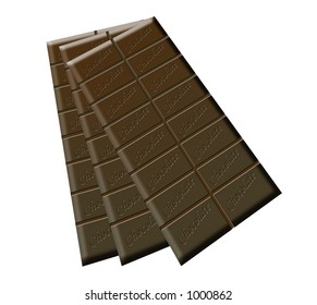 Three Bars Chocolate Stock Illustration 1000862 | Shutterstock