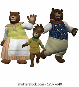 Three Bears Stock Illustration 19377640 | Shutterstock