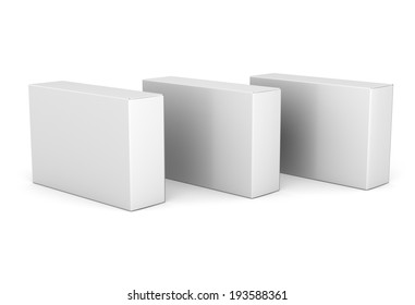 Blank Box Product Mockup Isolated On Stock Illustration 1534775375