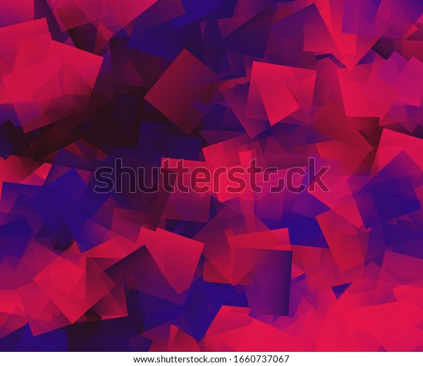 Three Colors Cubism Background Backdrop Stock Illustration 1660737067 ...