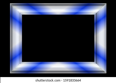 Three Dimensional Frame Illustration Rendered Stock Illustration ...