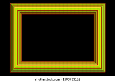 Three Dimensional Frame Illustration Rendered Stock Illustration ...
