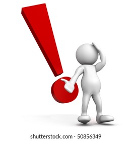 2,040 3d man exclamation Images, Stock Photos & Vectors | Shutterstock
