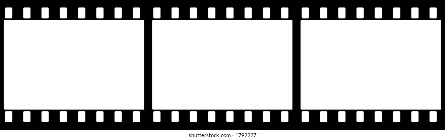 Three Film Frames Stock Illustration 1792227 | Shutterstock