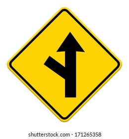 Ilustrasi Stok Three Intersection Sign 171265352 | Shutterstock