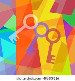 Three Keys Stock Illustration 496309216 | Shutterstock