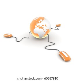 5,962 Orange computer mouse Images, Stock Photos & Vectors | Shutterstock