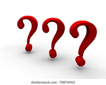 Question Mark Symbol Sign On Red Stock Illustration 284271638 ...