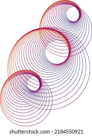 Three Spiral Transform Effect Gradient Stock Illustration 2184550921 ...