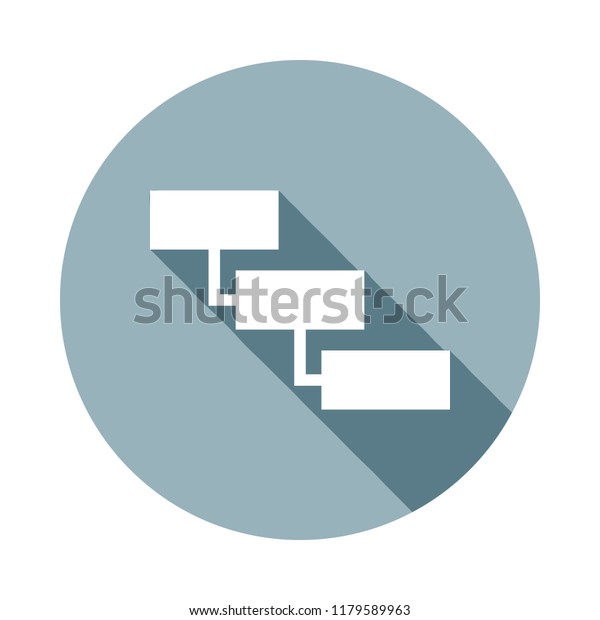 Three Steps List Slide Template Icon Stock Illustration 1179589963 ...