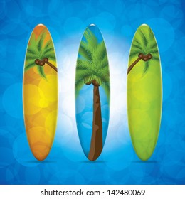 Three Surfboard Stock Illustration 142480069 | Shutterstock
