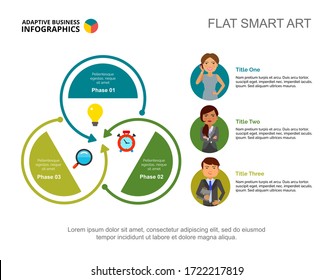 Three Workers Team Process Chart Slide Stock Illustration 1722217819 ...