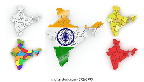336 3d Physical Map Of India Images, Stock Photos & Vectors | Shutterstock