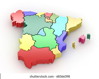 6,766 Spain map 3d Images, Stock Photos & Vectors | Shutterstock