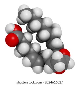 Thromboxane A2 Txa2 Molecule 3d Rendering Stock Illustration 2024616827 ...