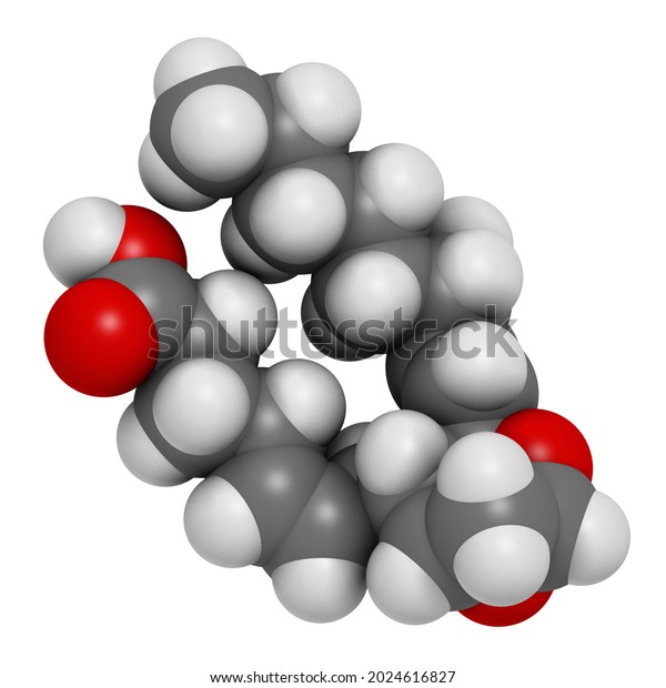 Thromboxane A2 Txa2 Molecule 3d Rendering Stock Illustration 2024616827 ...
