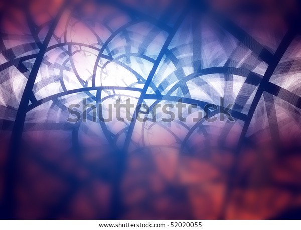 Thunderstorm Blue Abstract Background Stock Illustration 52020055 ...