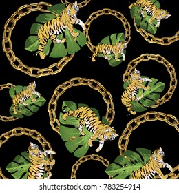 Tiger Chain Pattern Stock Illustration 783254914 | Shutterstock