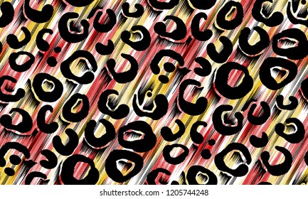 Tiger Print Background Effect 库存插图 1205744248 | Shutterstock