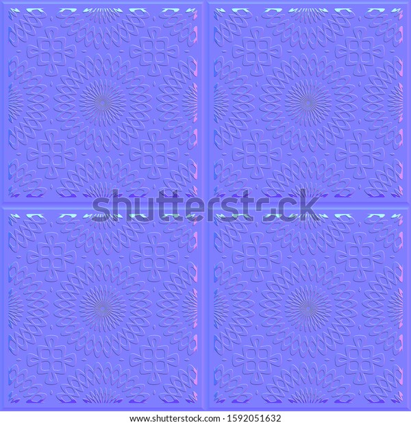 Tile Floor Texture Seamless Normal Map 스톡 일러스트 1592051632 | Shutterstock