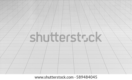 Tile White Flooring 3 D Rendering Texture Stock Illustration 589484045 ...