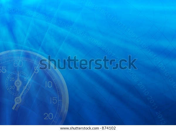 Time Blue Background Time Theme Showing Stock Illustration 874102 ...