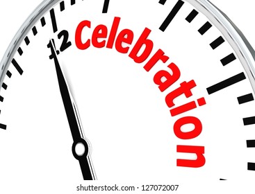 Time Celebration Stock Illustration 127072007 | Shutterstock