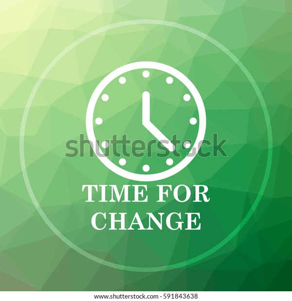 Time Change Icon Time Change Website Stock Illustration 591843638