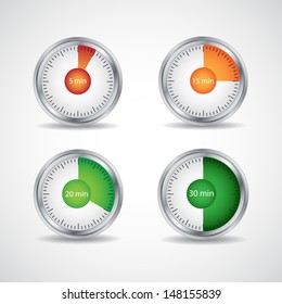 Vector Clock Stock Vector (Royalty Free) 95678098