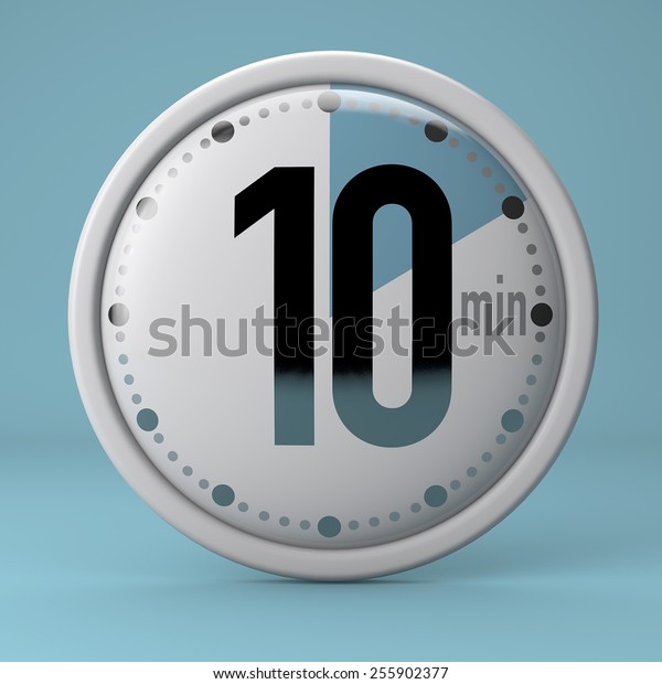 Time Clock Timer Stopwatch 10 Minutes Stock Illustration 255902377 ...