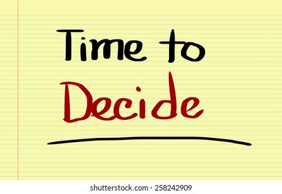 Time Decide Concept Stock Illustration 258242909 | Shutterstock