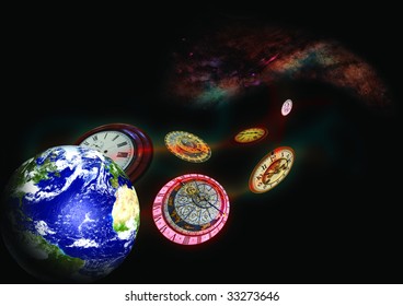 Time Flow Stock Illustration 33273646 | Shutterstock