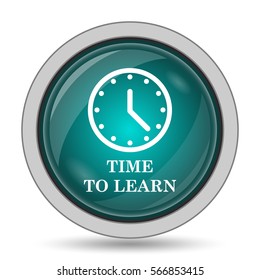 Time Learn Icon Website Button On Stock Illustration 566853415 ...