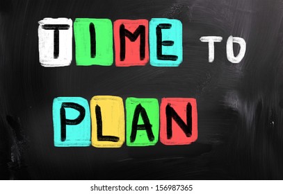 Time Plan Concept Stock Illustration 156987365 | Shutterstock