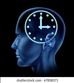 Time Schedule Appointment Late Clock Brain Stock Illustration 67838371 ...