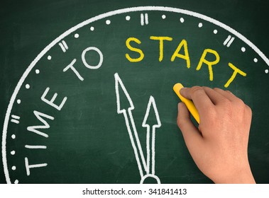 Time Start: ilustración de stock 341841413 | Shutterstock