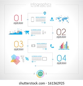 Timeline Display Your Data Order Infographic Stock Vector (Royalty Free ...