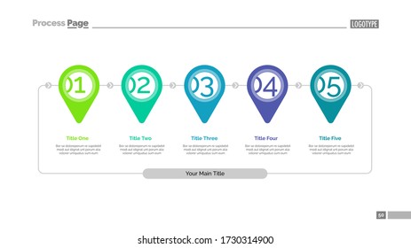 Timeline Pin Pointer Slide Template Stock Vector (Royalty Free) 749206819