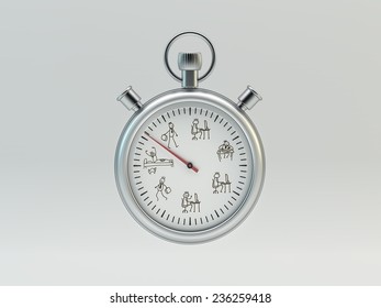 Timer On White Background Stock Illustration 236259403 | Shutterstock