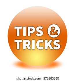 Tips Button Isolated Stock Illustration 378283660 | Shutterstock