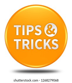 Tips Button Isolated 3d Illustration Stock Illustration 1268279068 ...