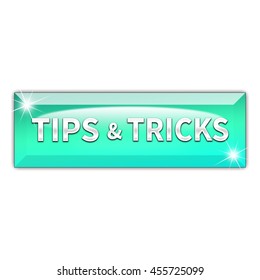 Tips Button Isolated On White Background Stock Illustration 455725099 ...