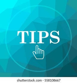 Tips Icon Tips Website Button On Stock Illustration 558108667 ...
