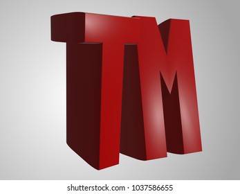 Tm 3d Logo Render Stock Illustration 1037586655 | Shutterstock