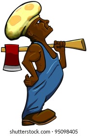 Toadstool Man Ax Stock Illustration 95098405 | Shutterstock