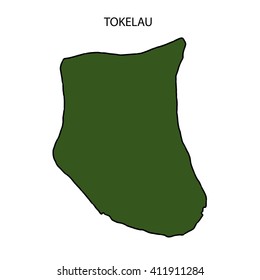 Tokelau Map Stock Illustration 411911284 | Shutterstock