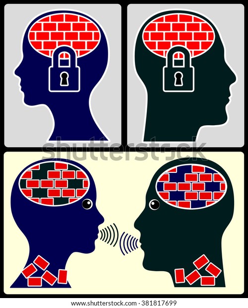Tolerance Versus Intolerance Talking Each Other Stock Illustration ...
